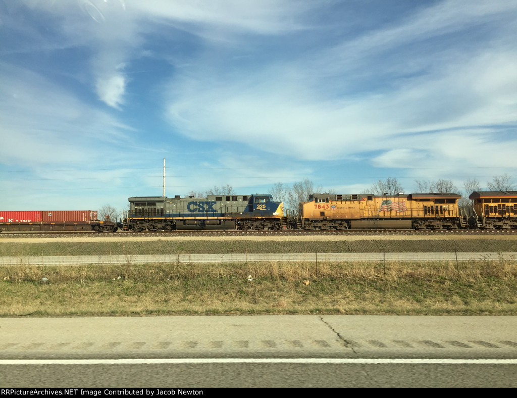 UP 7843, CSX 325